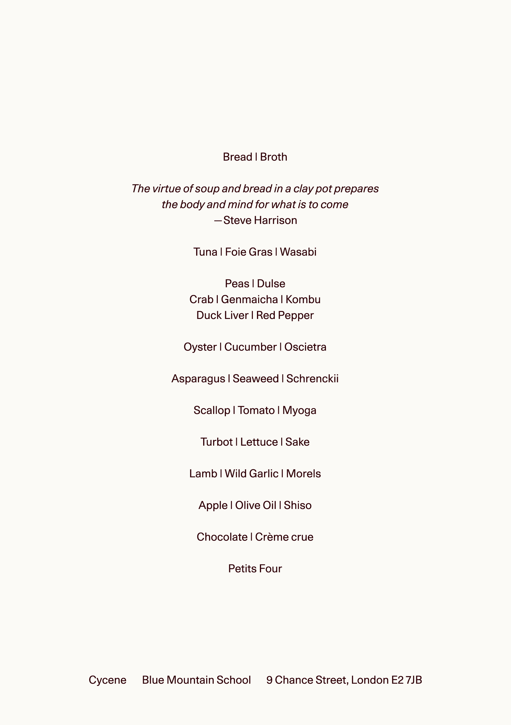 Cycene – Blue Mountain School